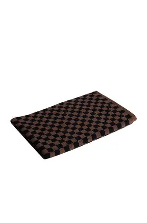 BAINA Beppu Bath Mat In Brown - Tabac & Noir