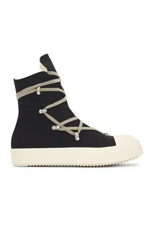 Rick Owens Contrast Stitching Shoes For Men