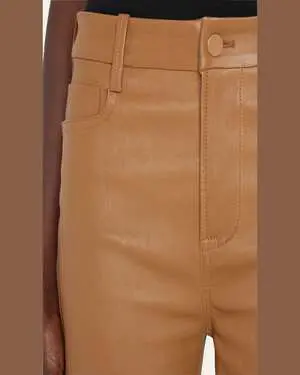Vince Bootcut Stretch Leather Pants