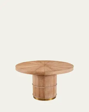 Jonathan Adler Brussels Expandable Dining Table - Brown