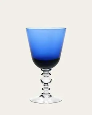 WILLIAM YEOWARD CRYSTAL Fanny Goblet, Blue - Clear