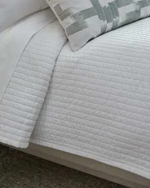 LILI ALESSANDRA Tessa Quilted Coverlet - White