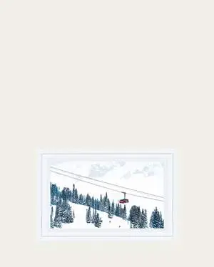 Gray Malin The Aerial Tram, Jackson Hole" Mini Print - Multi