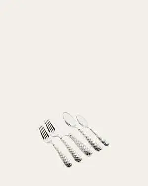 MACKENZIE-CHILDS 5-piece Check Flatware Place Setting - One-color