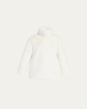 Akris Faux-fur Short Jacket