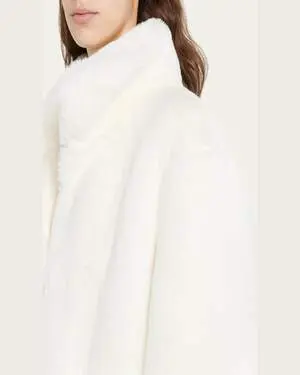 Akris Faux-fur Short Jacket