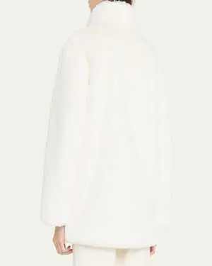Akris Faux-fur Short Jacket