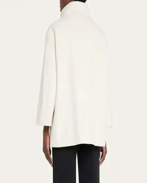 Akris Felted Wool Car Coat