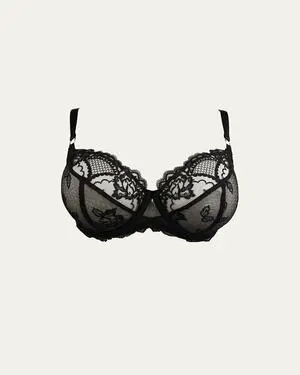 Lise Charmel Sublime En Dentelle Lace Bra - Black