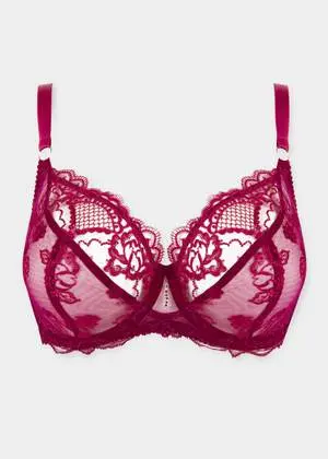 Lise Charmel Sublime En Dentelle Lace Bra Fuchsia