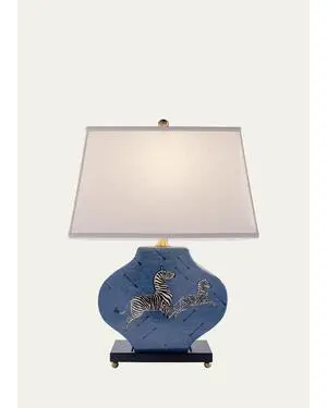 PORT 68 Zebra Blue Lamp