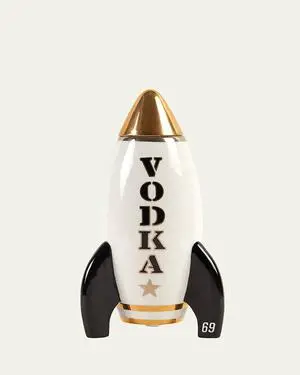 Jonathan Adler Vodka Rocket Decanter - White/black