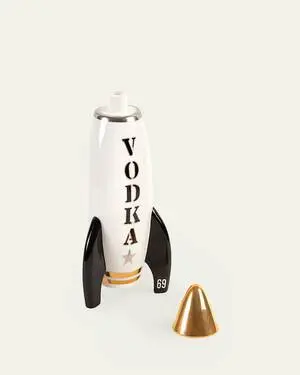 Jonathan Adler Vodka Rocket Decanter - White/black
