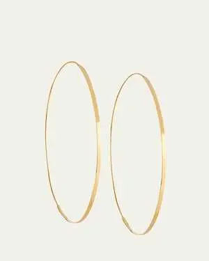 Lana Jewelry Flat Magic 14k Hoop Earrings - Gold