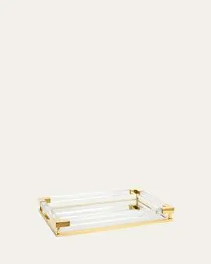 Jonathan Adler Jacques Golden Tray - Gold