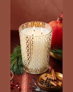 NEST NEW YORK Holiday 3-wick Candle, 21 Oz