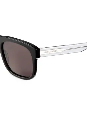 Saint Laurent New Wave 57mm Rectangular Acetate Sunglasses