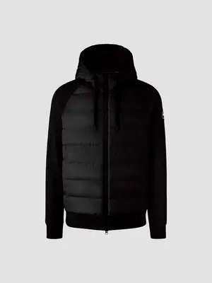 Canada Goose Hybridge Huron Down Hoody Jacket - Black