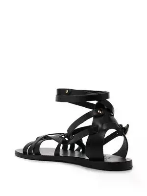 ANCIENT GREEK SANDALS Satira Sandals - Black