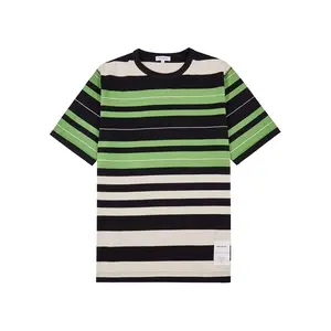 Norse Projects Holger Tab Series Striped Cotton T-shirt