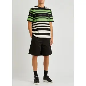 Norse Projects Holger Tab Series Striped Cotton T-shirt