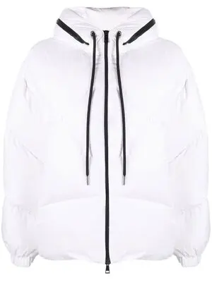 Moncler Estom Down-feather Puffer Jacket White