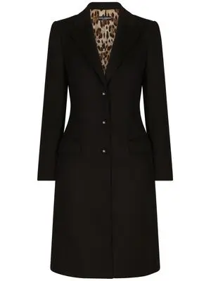 Dolce & Gabbana Single-breasted Wool-cashmere Coat