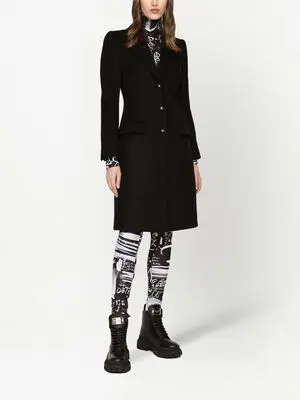 Dolce & Gabbana Single-breasted Wool-cashmere Coat