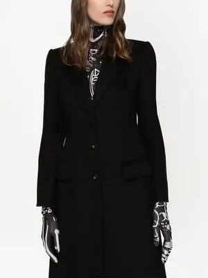 Dolce & Gabbana Single-breasted Wool-cashmere Coat