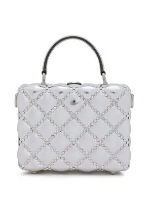 Dolce & Gabbana Dolce Box Rhinestone-embellished Top-handle Bag