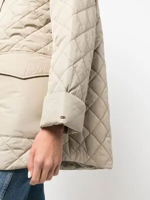 Tommy Hilfiger Button-up Quilted Coat