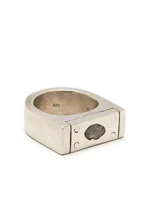 PARTS OF FOUR Plate Sterling Diamond Ring
