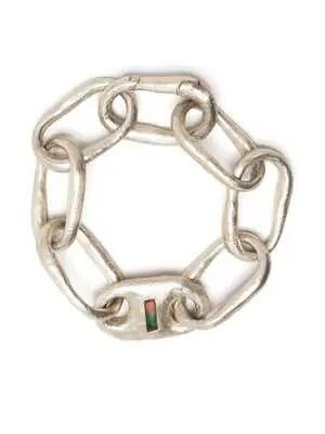 PARTS OF FOUR Roman Small Link Bracelet - Silver