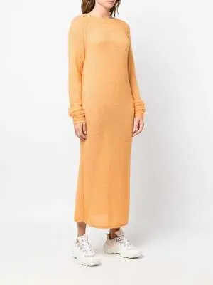 Acne Studios Cut-out Detail Knitted Dress