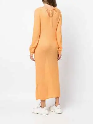 Acne Studios Cut-out Detail Knitted Dress