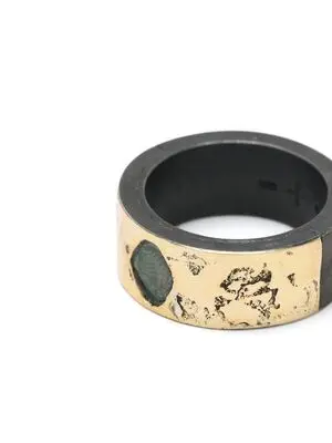 PARTS OF FOUR Sistema Gold-plated Ring