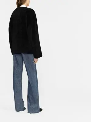 TOTEME Teddy Shearling Jacket - Black
