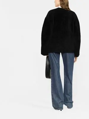 TOTEME Teddy Shearling Jacket - Black