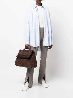 Fabiana Filippi Logo-embossed Tote Bag