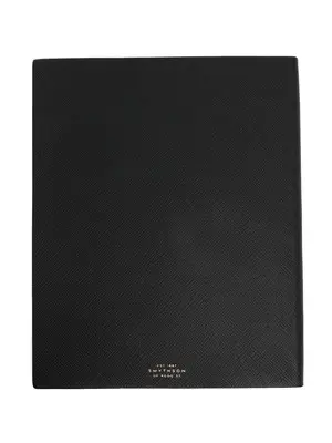 Smythson Logo-print Leather Notebook