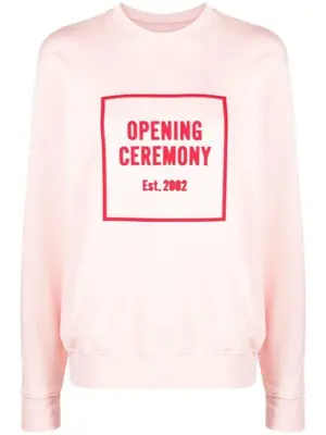 Opening Ceremony 3d Box Logo Sweatshirt - Pink