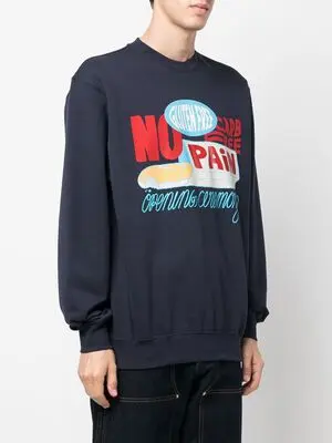 Opening Ceremony Slogan-print Crew-neck Sweatshirt
