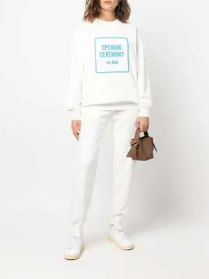 Opening Ceremony 3d Box Logo Sweatshirt - White