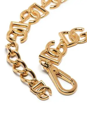 Dolce & Gabbana Tone Logo Choker Necklace - Gold