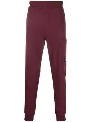 C.P. COMPANY Logo-patch Track Pants - Red