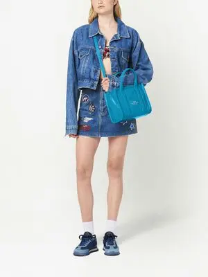 Marc Jacobs Shiny Crinkle Small Tote Bag - Blue