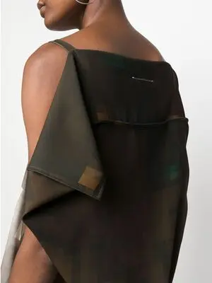 MAISON MARGIELA Draped Sleeveless Dress