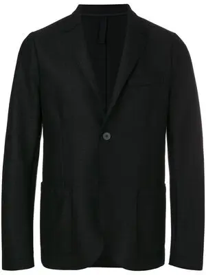 Harris Wharf London Single-breasted Virgin Wool Blazer