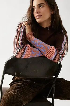 Free People Switch It Up Cuff Thermal Top