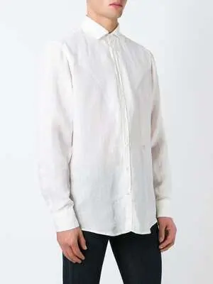 Massimo Alba Canary Buttoned Shirt - White